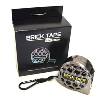 Brick Tape 7.5m bricklayers tape measure - Brick gauge : Amazon.co.uk ...