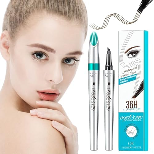 Amazon.com : Eyebrow Pen - 4-Prong Micro-Fork Tip Microblading Eyebrow ...