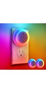 Dawnrise Night Lights Plug Into Wall,Dusk to Dawn Sensor Night Light ...