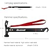 Amazon.com : 8 Pack Tent Stakes and Hammer with Canvas Storage Bag ...
