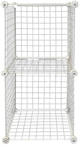 Amazon.com: Allgonicer Wire Grid Storage Rack, Interlock Cubes ...