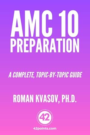 AMC 10 PREPARATION: KVASOV, ROMAN: 9798328518932: Amazon.com: Books