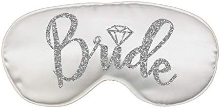 Amazon.com: Bride Sleep Mask Bridal Gift - Silver Glitter Diamond Bride ...