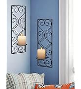 Amazon.com: Simeitol Taper Candle Holder Set of 6, Glass Taper Candle ...