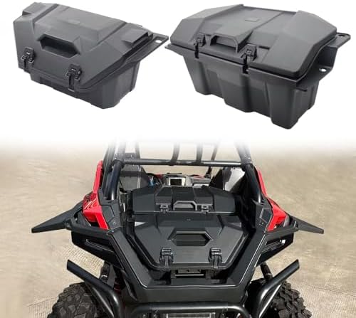 Amazon.com: RZR PRO XP Cargo Box, CUSAUTV 73QT+42QT Rear Cargo Box ...
