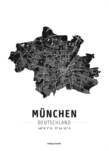 Buy Munich, design poster, glossy photo paper Book Online at Low Prices ...