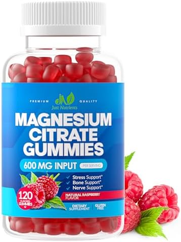 Amazon.com: Magnesium Citrate 600mg Gummies (120 Count) - Maximum ...