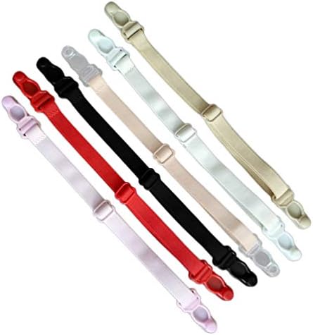Healifty 6pcs Non Slip Bra Strap Clips Adjustable Elastic Bra Strap ...