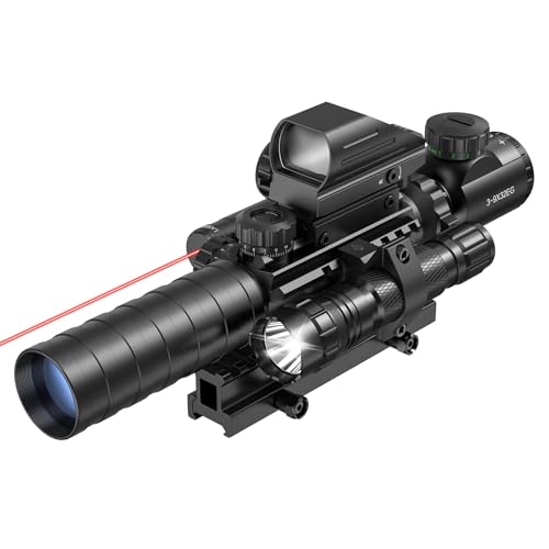 Snapklik.com : MidTen 3-9x32 5-in-1 Scope Combo