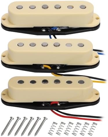 Amazon.com: MAXCHEER Guitar Alnico 5 Strat Pickup Single Coil Pickups ...
