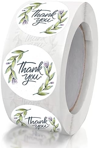 Amazon.com: BunneDany 600 Pcs Cute Cat Thank You Stickers, Roll of 6 ...