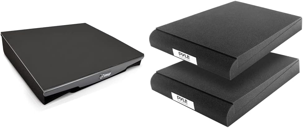 Amazon.com: Pyle Sound Dampening Speaker Risers - Audio Acoustic Noise ...