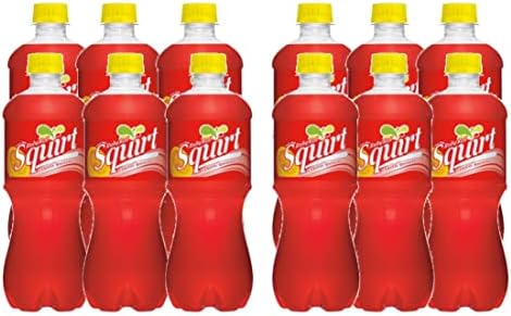 Amazon.com : Squirt Ruby Red Soda Beverage Soft Drink Bottles - 12 ...