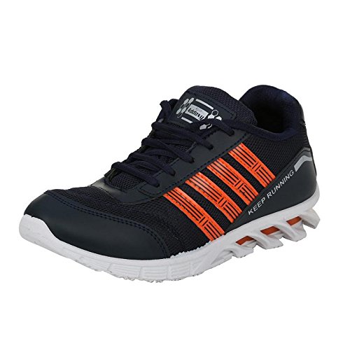 Addoxy-Sports Casual Shose For Men's In Black With Orange Patti Colour ...