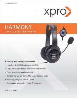 Xpro Harmony (USB Headphone) : Amazon.in: Electronics