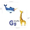 DECOWALL DW-1614P1410 Animal Alphabet ABC Large Branch Owls Kids Wall ...