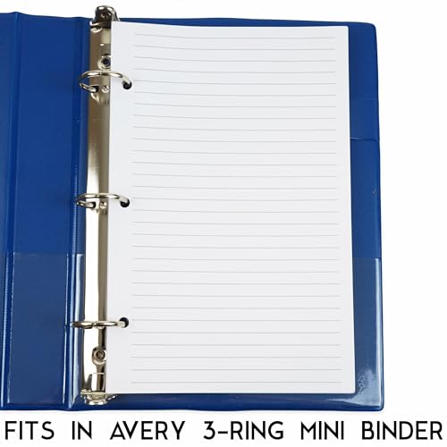 Snapklik.com : Half Letter Lined Paper, 3-Hole Punched, 500 Sheets ...