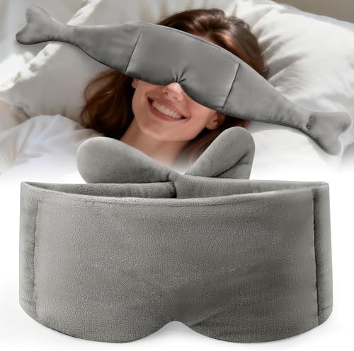 Amazon.com: Weighted Eye Mask for Sleeping, Soft Minky Sleep Mask for ...