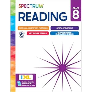Spectrum Grade 8 Language Arts Workbook, ELA Middle School Books for ...
