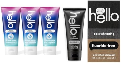 Amazon.com : hello Dragon Dazzle Blue Raspberry Kids Toothpaste ...