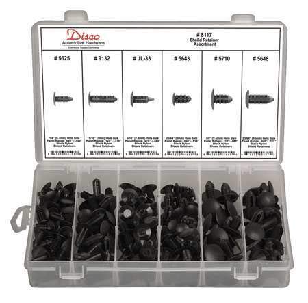 Amazon.com: Shield Retainer Assortment, 210 Pc : Industrial & Scientific