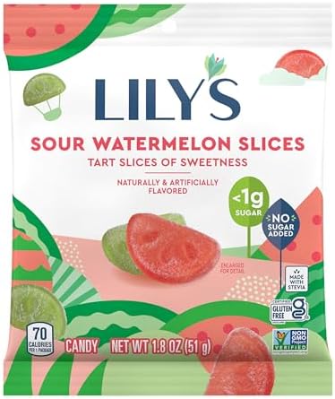 Amazon.com : LILY'S Assorted Fruit Flavored No Sugar Added, Gummy Bears ...