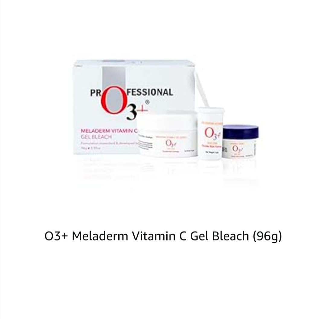 O3+ Meladerm Vitamin C Gel Bleach 96g for Skin Brightening Dull Skin ...