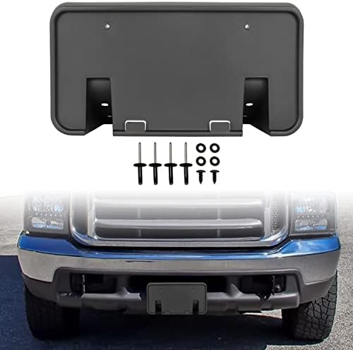Amazon.com: OKPARZ Replacement for Front Bumper License Plate Frame ...