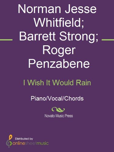 I Wish It Would Rain - Kindle edition by Barrett Strong, Norman Jesse ...