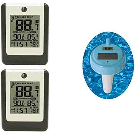 Amazon.com: Ambient Weather WS-14 Wireless 8-Channel Floating Pool and ...