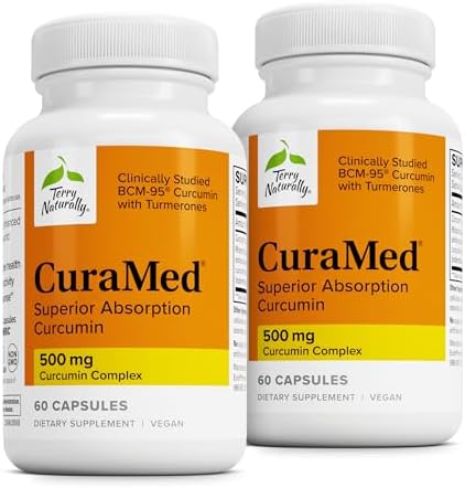 Amazon.com: Terry Naturally CuraMed 500 mg Curcumin Complex - 60 ...