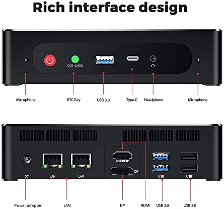 Beelink 5900HX GR9 GTR5 미니 PC Windows 11, AMD Ryzen 9 5900HX(최대 4.6GHz ...