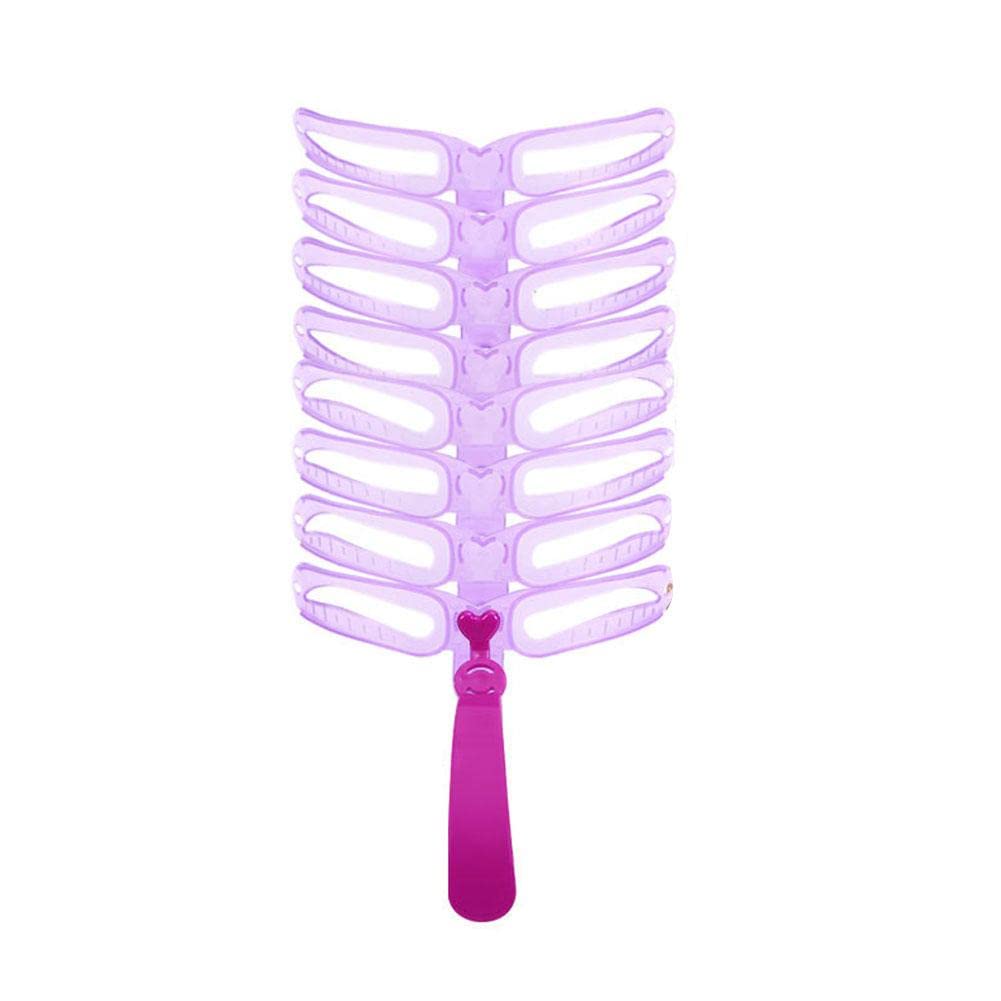 8PCS Eyebrow Shaper Eyebrow Stencil Set Reusable Eye Brow Drawing Guide ...