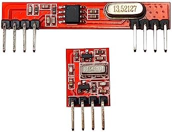 Electronic Spices 433MHz RF Transmitter and Receiver Wireless Module ...