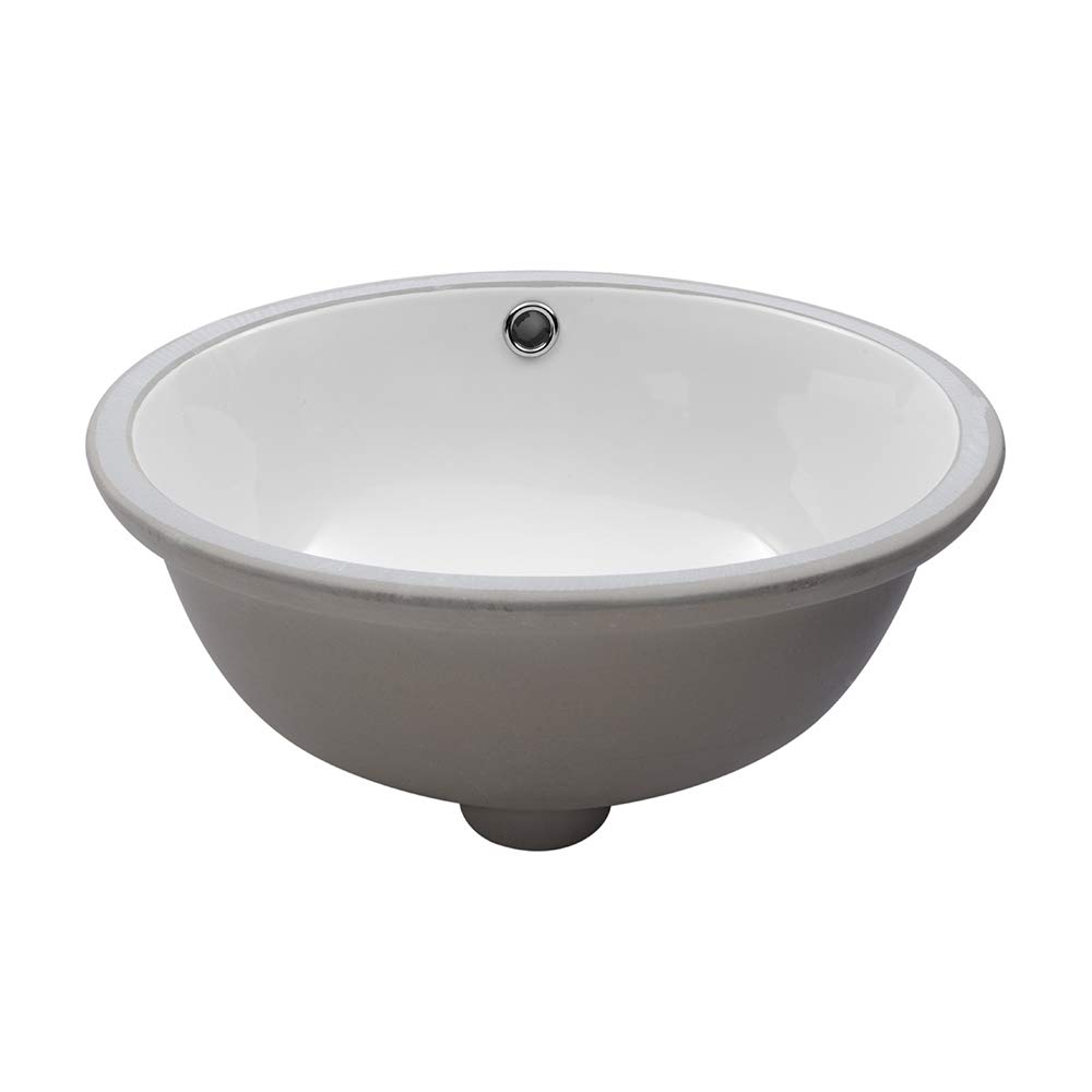 Snapklik.com : Bathroom Sink Undermount - 16 Inch Undermount Oval Sink ...