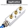 Amazon.com: 2PCS Air Manifold, 3 Way 5 Port Air Compressor Manifold ...