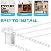 Amazon.com: 12 Pcs Wire Shelf Brackets, White Plastic Closet Shelves ...