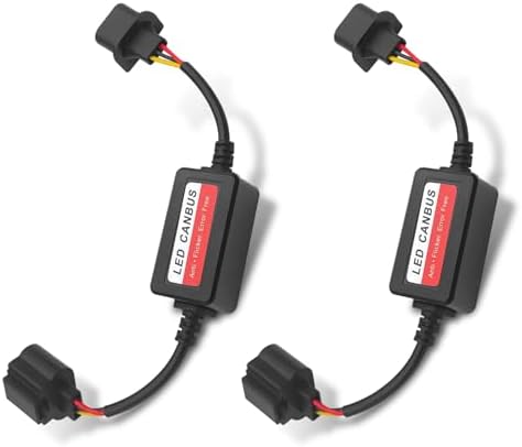 Amazon.com: Yumfugu Pack-2 H13/9008 LED Light Canbus Decoder, High ...