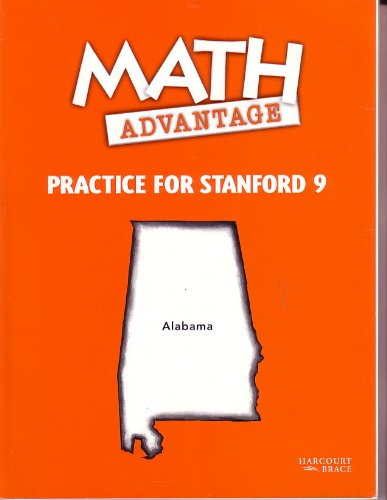 Math Advantage: Practice for the Sanford 9 (Alabama): harcourt Brace ...