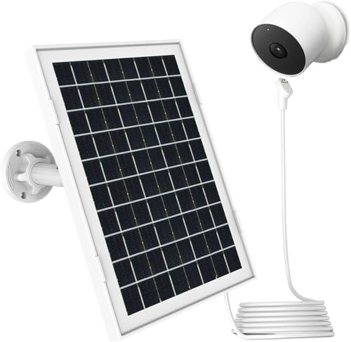 Amazon.com : 6W Solar Panel Compatible with Google Nest Camera Outdoor ...