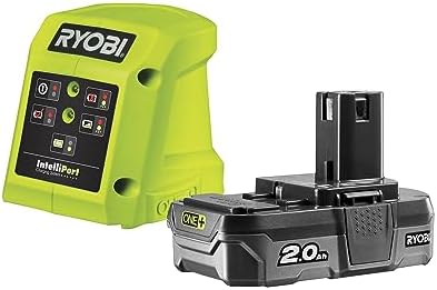 RYOBI RC18115-120 18V ONE+ Lithium+ 2.0Ah Battery & 1.5A Charger Kit ...