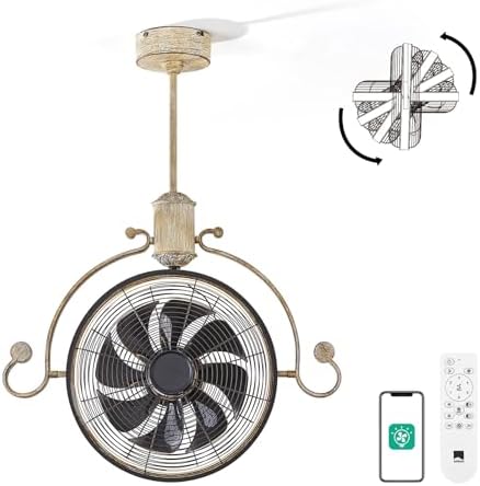 Orison Ceiling Mounted Plug-in Cord Garage Fan with Remote,Indoor ...