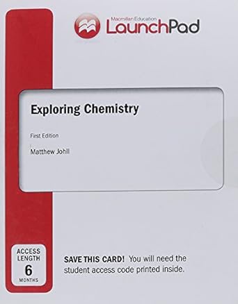 LaunchPad for Johll's Exploring Chemistry (1-Term Access): Johll ...