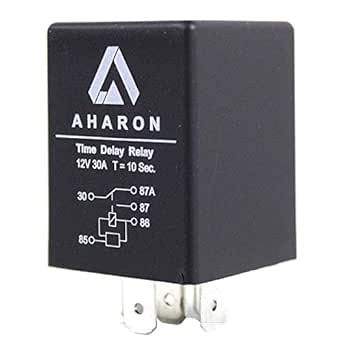 Time Delay Relay 10 Seconds 5 Pin 12V 30A 5 Pin SPDT : Amazon.com.au ...