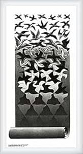Amazon.co.jp: Poster Mc Escher Liberation Framed Item uddohaigure ...