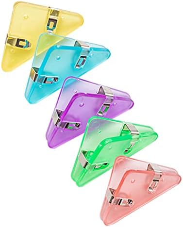 Amazon.com : Muloo 5Pieces Clear Corner Paper Clamp Multi-Functional ...