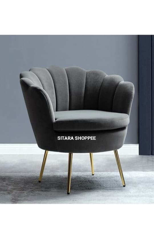 SITARA SHOPPEE Single Seater Sofa with Vertical Channel Tufting and ...