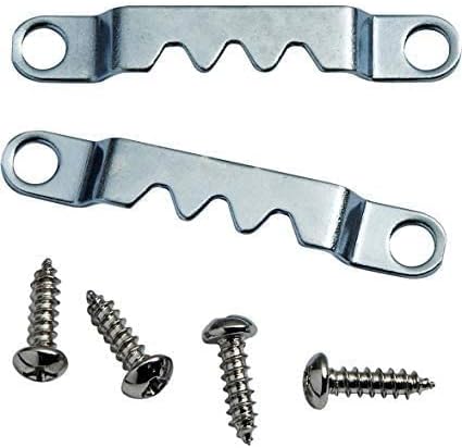 10 Pack - Sawtooth Hanger Zinc Plated Steel with Screws - Pro Quality ...