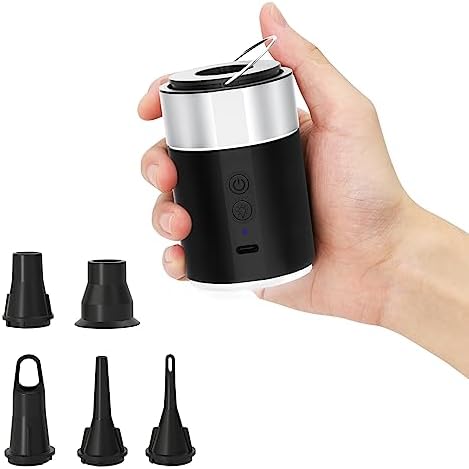 Electric Air Pump for Inflatables- 4000mAH Rechargeable Tiny Pump ...