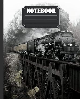 Magical Train Notebook: Locomotive Train Lover Gifts For Men, Model ...